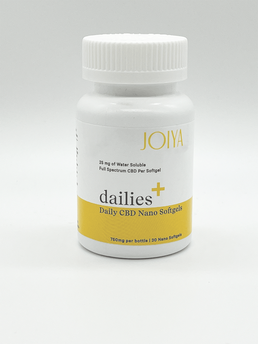 Dailies+ CBD Water Soluble Nano Softgels (25 mg per softgel)– Joiya